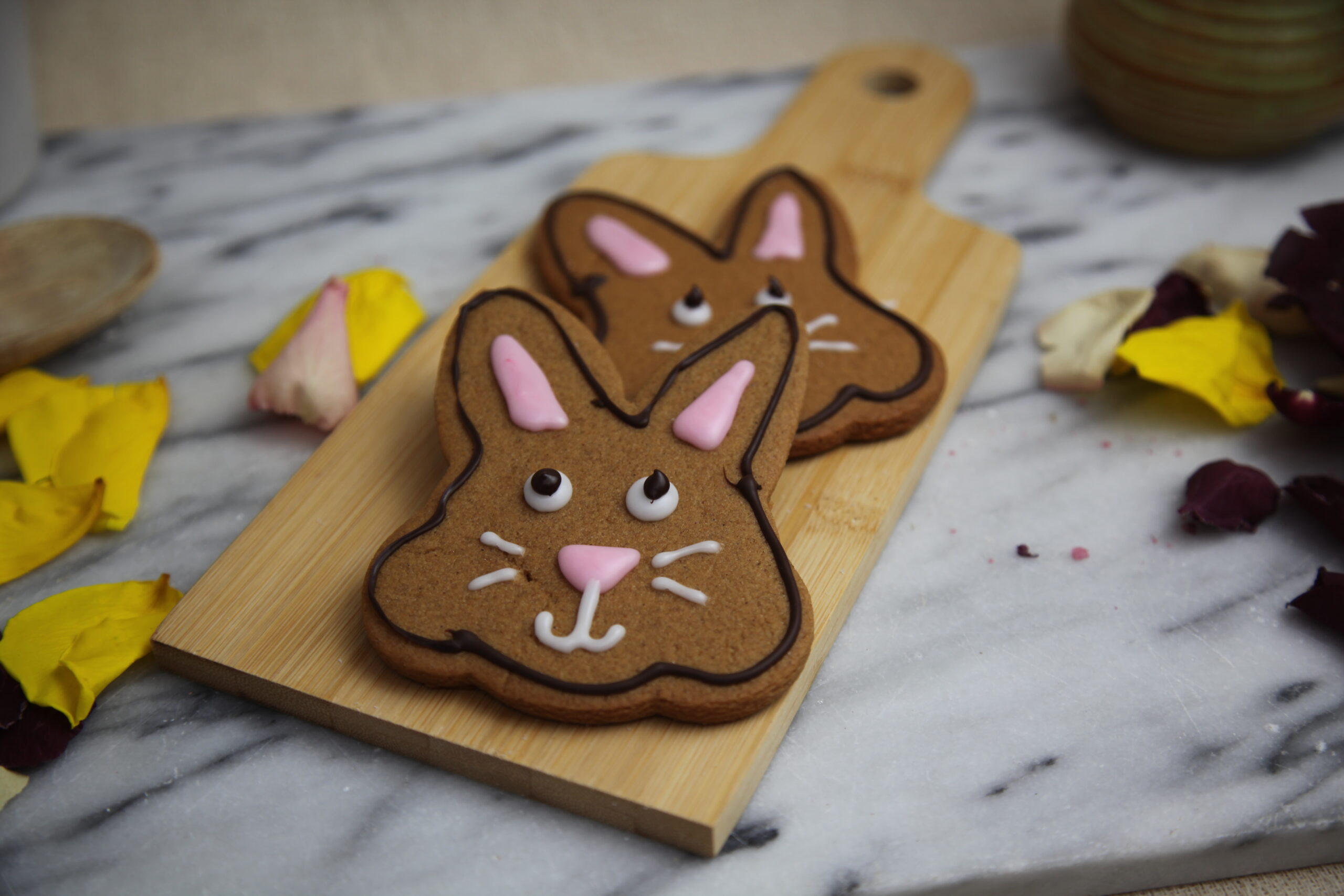 Vegan Easter Gingerbread Bunnies - Coburn & Baker